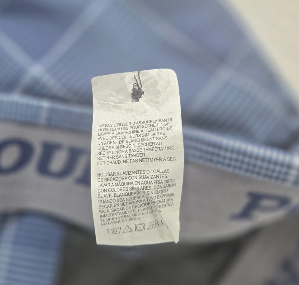 PGA Tour Golf Shorts Men's 32 Blue Plaid Flat Front Slash Pocket Casual ...