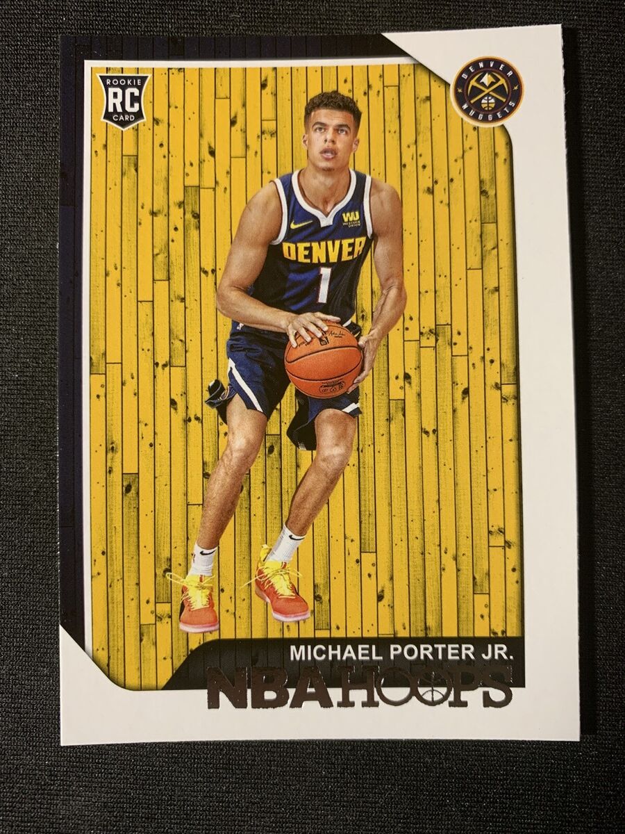 Michael Porter Jr 2018-19 NBA Hoops Rookie Card RC #254 MPJ Michael Porter Jr 2018-19 NBA Hoops Rookie Card RC #254 MPJ