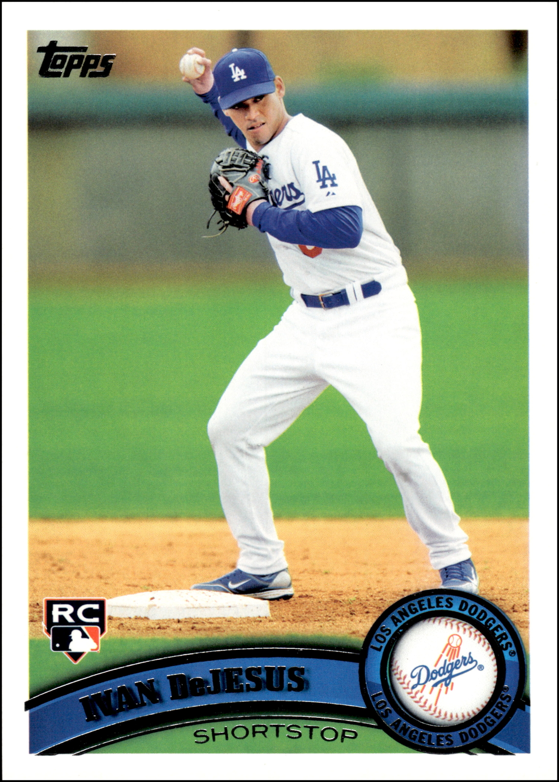 2011 Topps #602 Ivan DeJesus Jr. Rookie Los Angeles Dodgers | eBay
