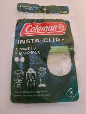 NOS Coleman 076501209679 Mantle Sock Insta Clip Tab - Pack of 2 | eBay
