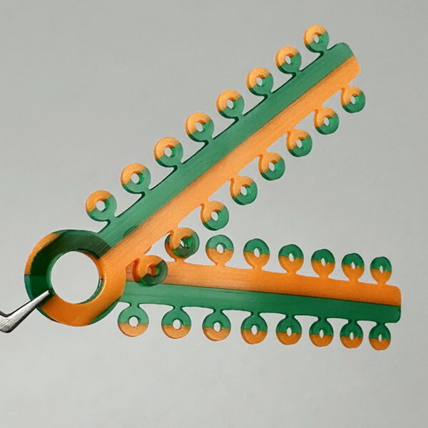 Dental Orthodontic Elastic Ligature Ties Rubber Bands For Bracket Brace ...