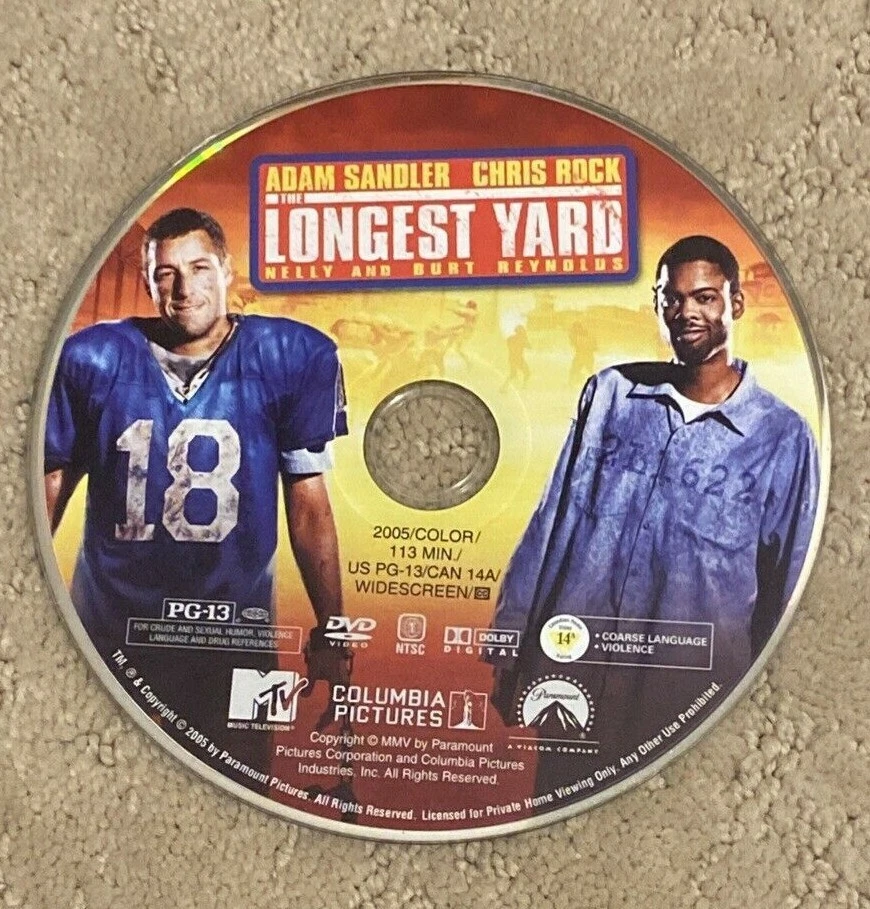 The Longest Yard 2005 Dvd Cover