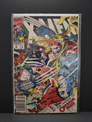 X-Men #5 2nd Omega Red & 1st Cover 1st App of Maverick 1991 Marvel Jim ...