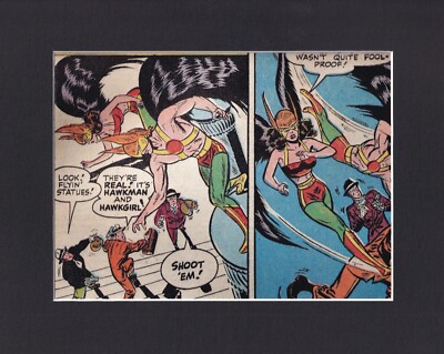 8X10" Matted Print Golden Age Comic Book Art: Flash Comics #88, Oct ...