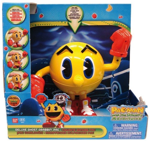 Bandai Pac-Man Ghostly Adventures Deluxe Ghost Grabbin PAC Action ...