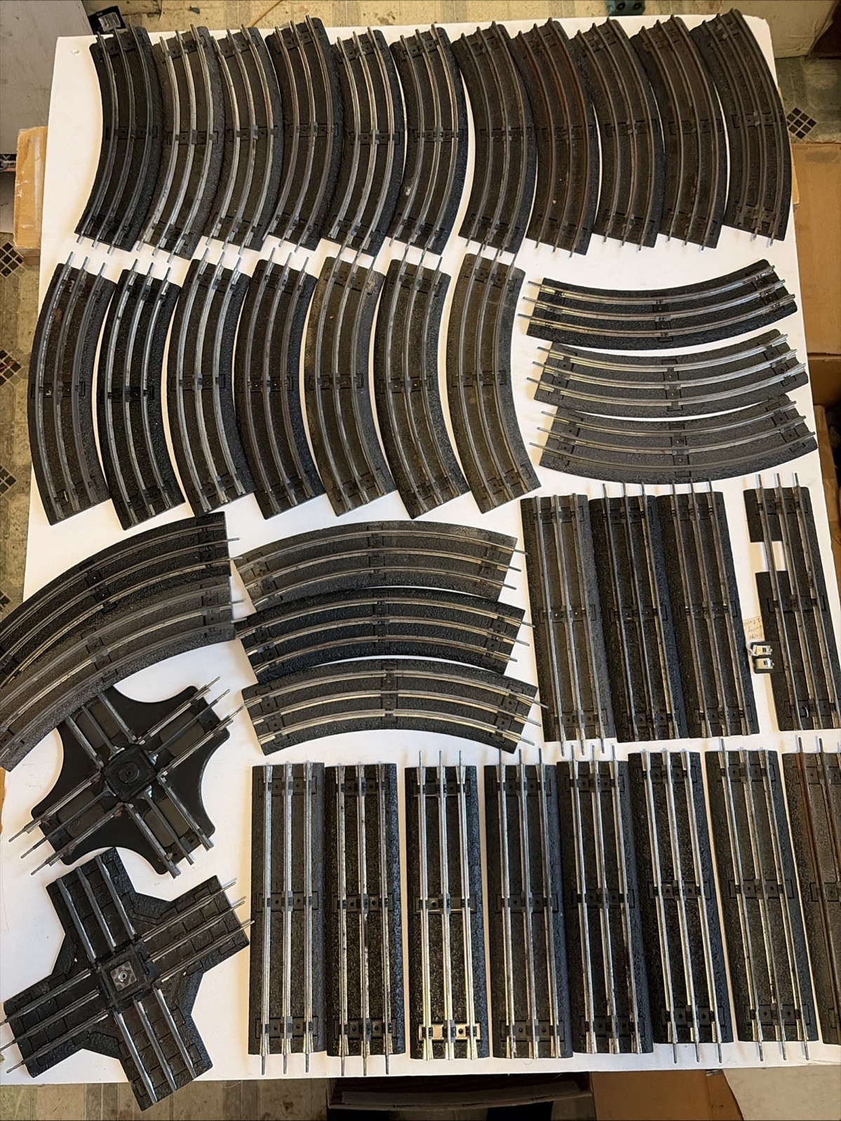 O-27 Vintage Marx Trains O Gauge Roadbed Track Lot Of 40 | eBay