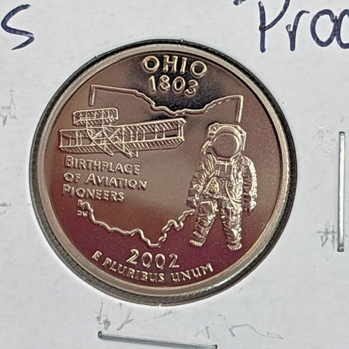 2002-S Ohio State Quarter Cameo Clad Proof San Francisco Mint | eBay