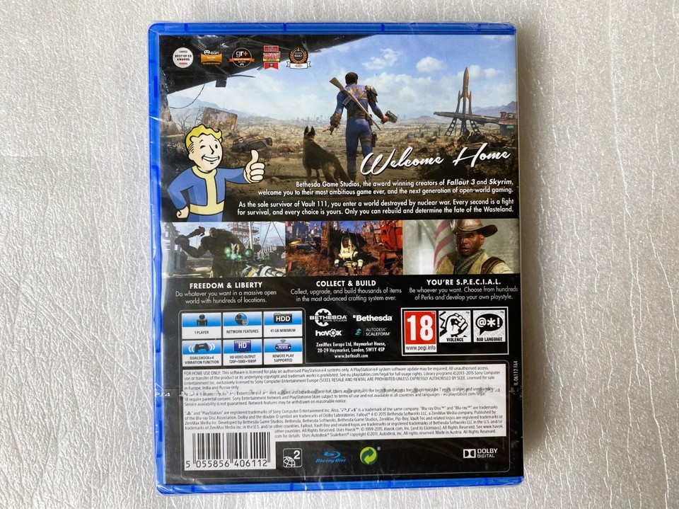 Fallout 4 PS4 PlayStation 4/5 PS4/PS5 Fallout 4 Brand New Bethesda | eBay