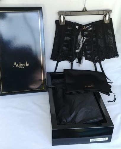 Aubade Paris Lingerie on Lex Nuit Indecente Waist Ci Black Color Girdle ...