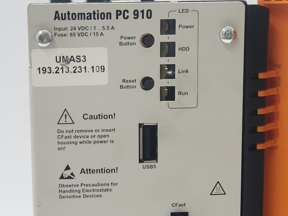 B&R AUTOMATION PC 910 - WITHOUT MEMORY CARD | eBay