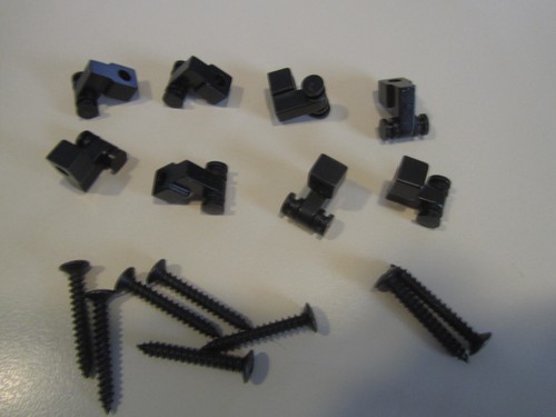 guitar roller string trees black lot of eight fits Fender | eBay