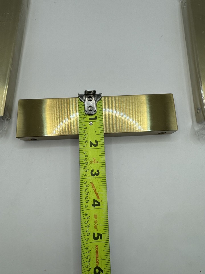 Sumner Street Home Martin 5" Finger Pull Satin Brass Gold RL022382 NEW ...