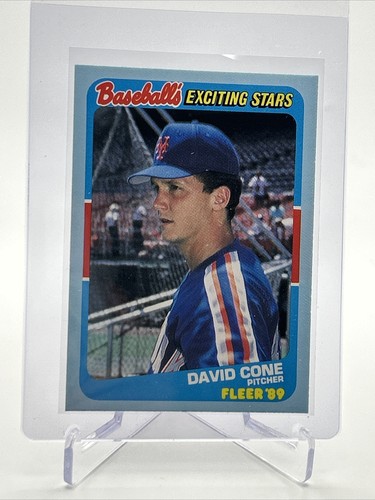 1989 Fleer Baseball's Exciting Stars David Cone Card #8 Mint FREE ...