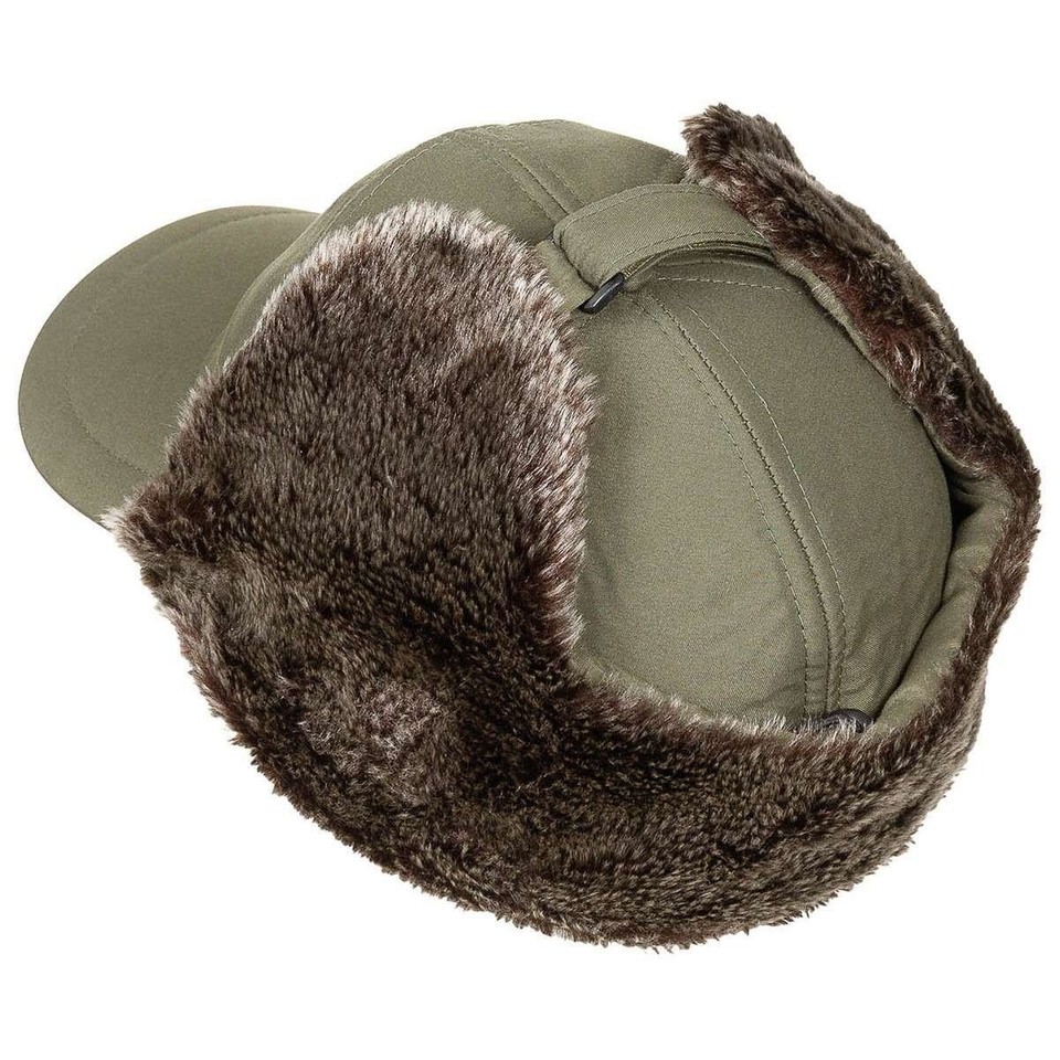 Winter Cap Trapper Hat With Earflaps Hunting Baseball Cap Earmuffs ...