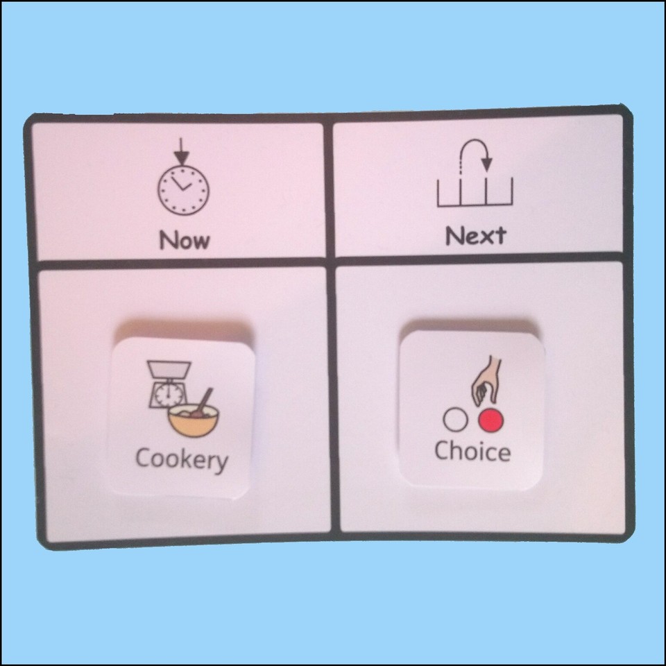 Now Next board, Structure & Routine, Autism, Learning Disabilities, ASD ...