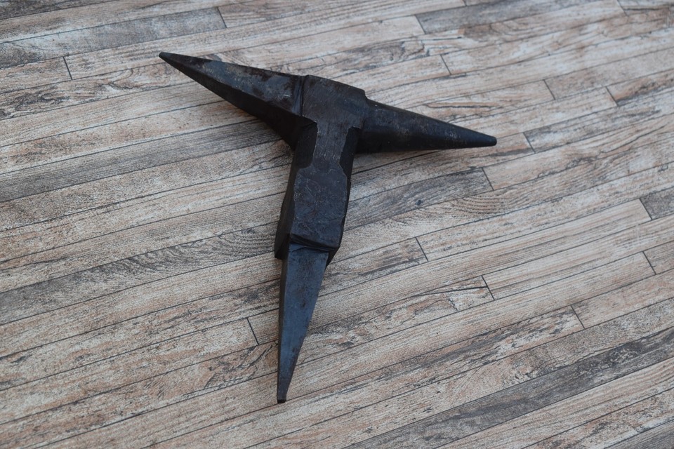 Vtg Hardy Steel Silversmith Blacksmith Tinsmith Beak Stake T Anvil Tool ...