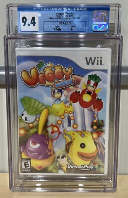 Veggy World (Nintendo Wii, 2010) CGC 9.4 A+ Graded Sealed New Rare ...