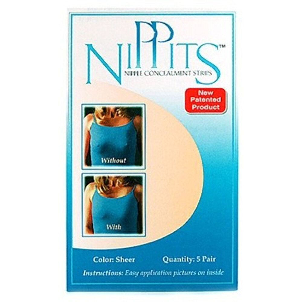 NiPPits Nipple Covers, Disposable Adhesive Nipple Concealment Solution ...
