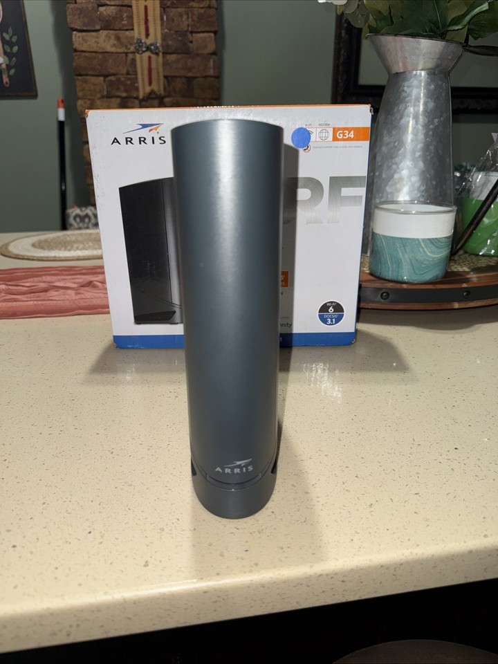 ARRIS Surfboard G34 AX3000 DOCSIS3.1 Cable Modem Router | eBay