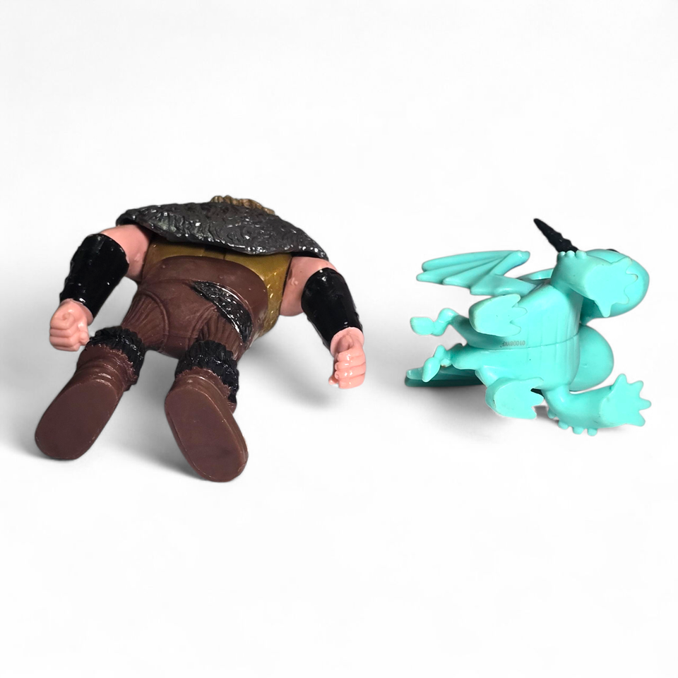 Vtg Snotlout Jorgenson HTTYD Viking Action Figure with Titan Barf ...
