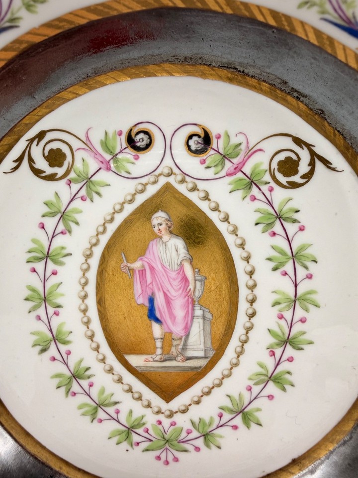 Antique Imperial Royal Vienna Porcelain Cup and Saucer, 1787 | eBay