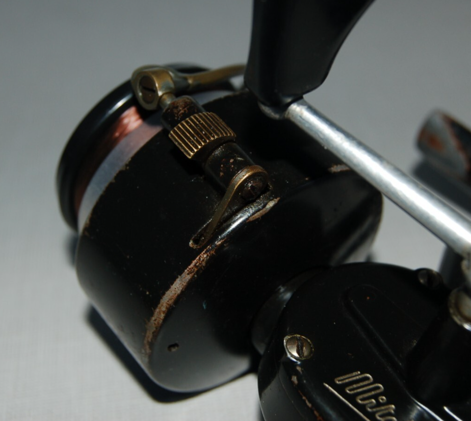 Mitchell Half Bale fixed spool fishing reel. (1002A) | eBay UK