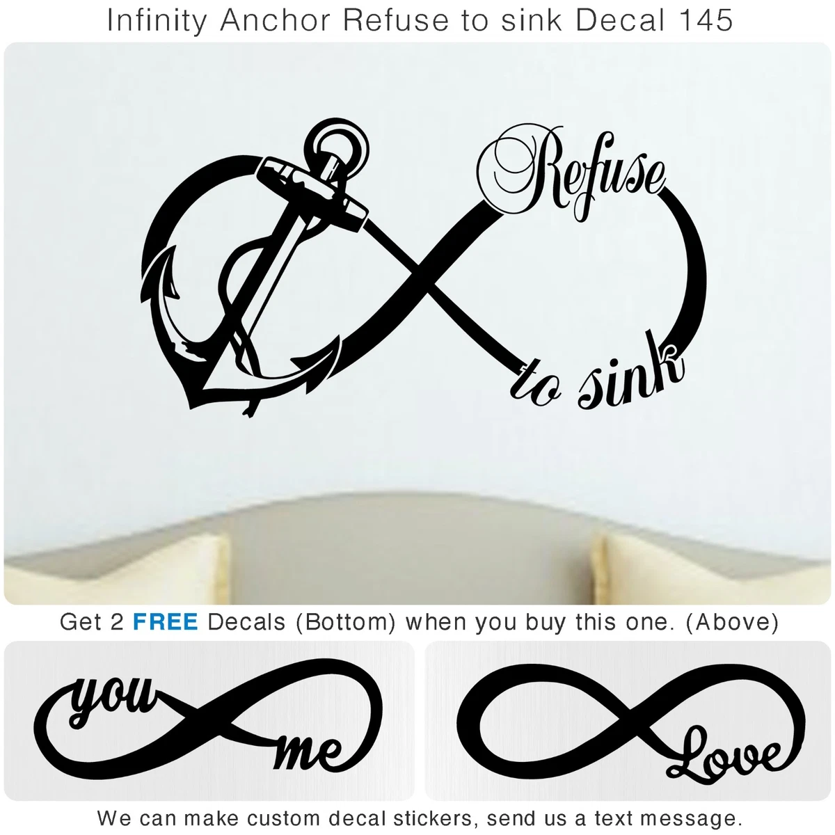 Infinity Symbol With Anchor Wallpaper