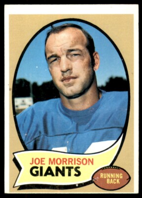 1970 Topps Football Joe Morrison (D) New York Giants #105 | eBay