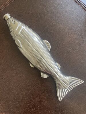 Trout-Fish-Shape Hip Flask 4oz Alcohol Bottle Funnel Mini Pocket Flask ...