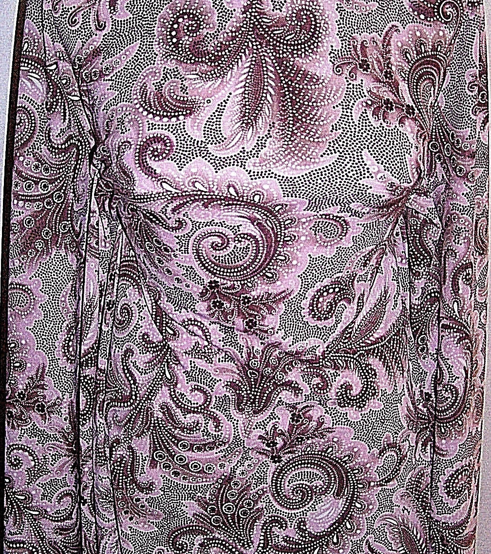 Pink And Brown Paisley Background