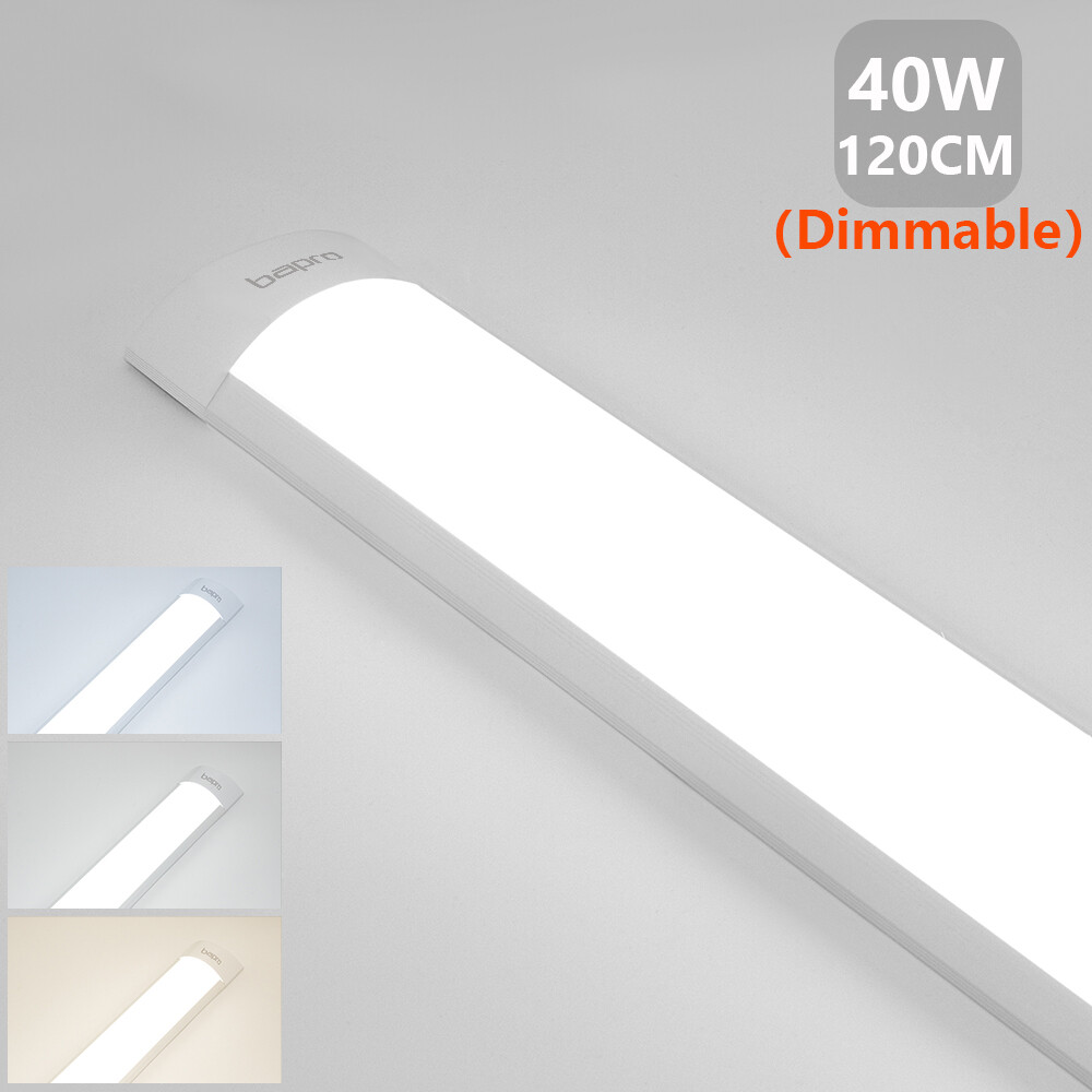 5x4FT LED Slim Ceiling Batten Tube Light 120CM Linear Fluro Fluorescent ...