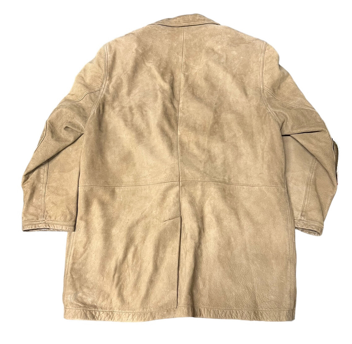 Orvis Bandera Leather Zambezi Safari Blazer Sport Coat Taupe Size 42 ...