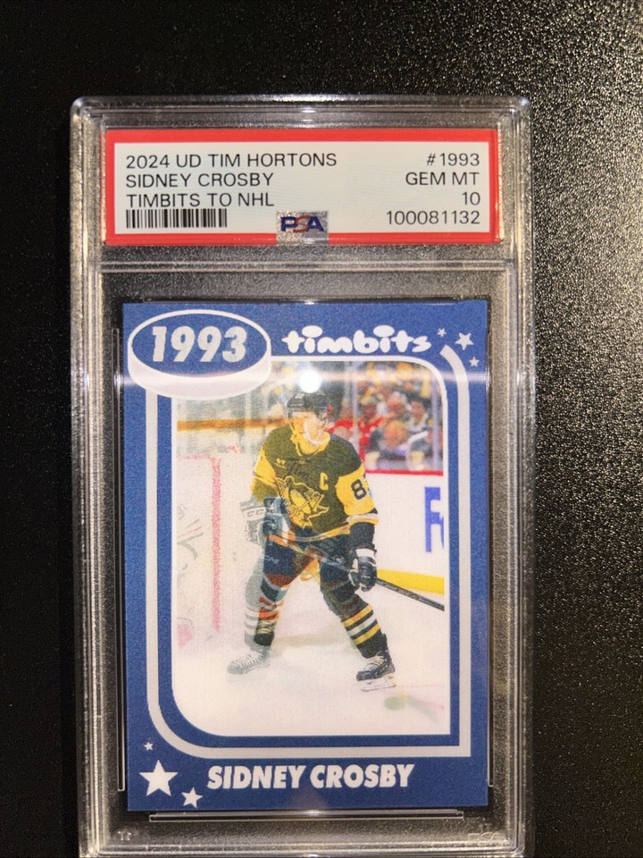 2024-25 Upper Deck Tim Hortons Timbits to NHL #1993 Sidney Crosby ...