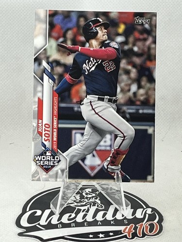 2020 Topps Series 1 Juan Soto 2019 World Series Highlights #6 MLB ...