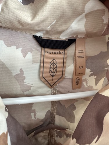 Indygena Regnas Rain Jacket Thunder Pastel Camo Size SMALL lightweight ...