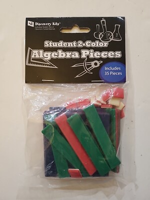 Algebra Tiles 35 pcs Math Manipulatives New in Pack SI Discovery Kits ...