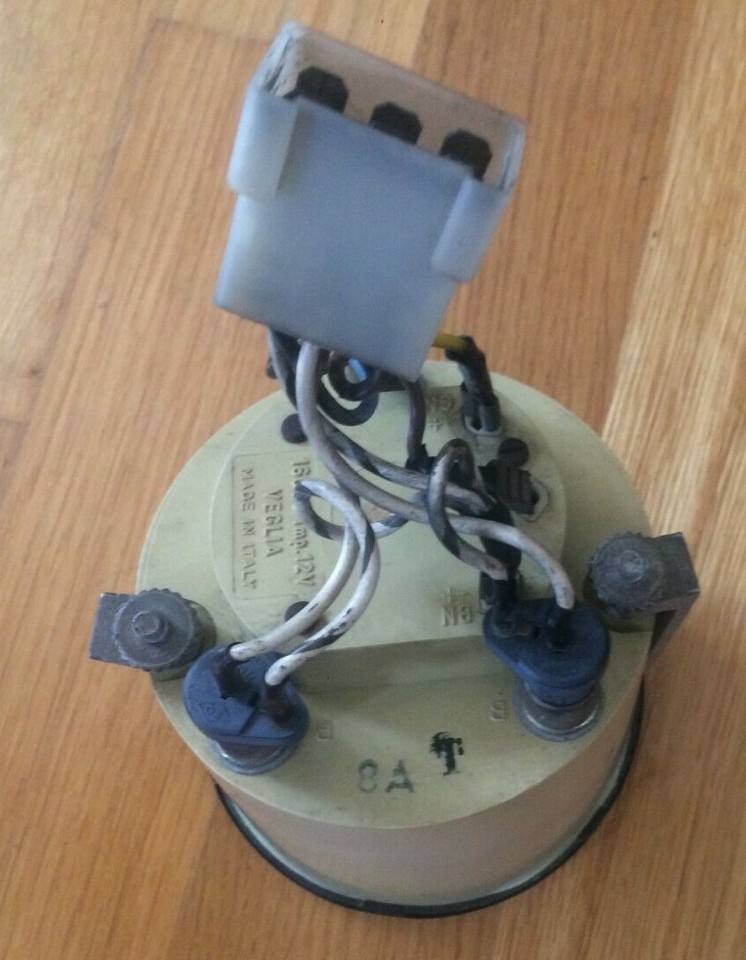 VINTAGE VEGLIA BORLETTI TACHOMETER TACHO GAUGES FIAT 124 COUPE SPORT ...