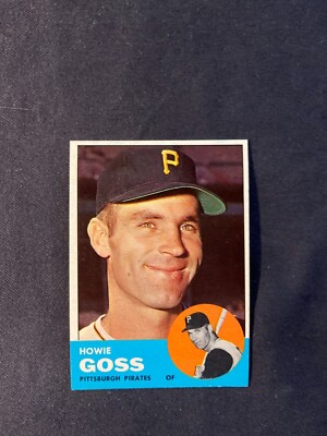 Beautiful pack fresh 1963 Topps Est NM-NMMT #364 Howie Goss | eBay