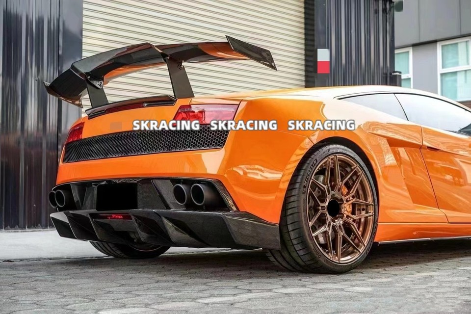 Carbon Fiber Rear Bumper Diffuser Lip Fit Lamborghini Gallardo LP560 ...