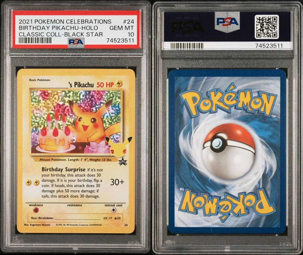 Amazing New Pikachu Cards Revealed Birthday Pikachu, 43% OFF