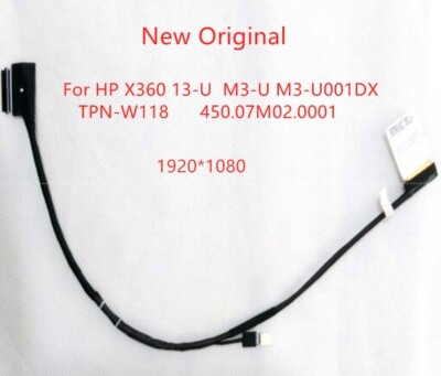 LCD EDP For HP X360 13-U screen cable M3-U M3-U001DX TPN-W118 450.07M02 ...