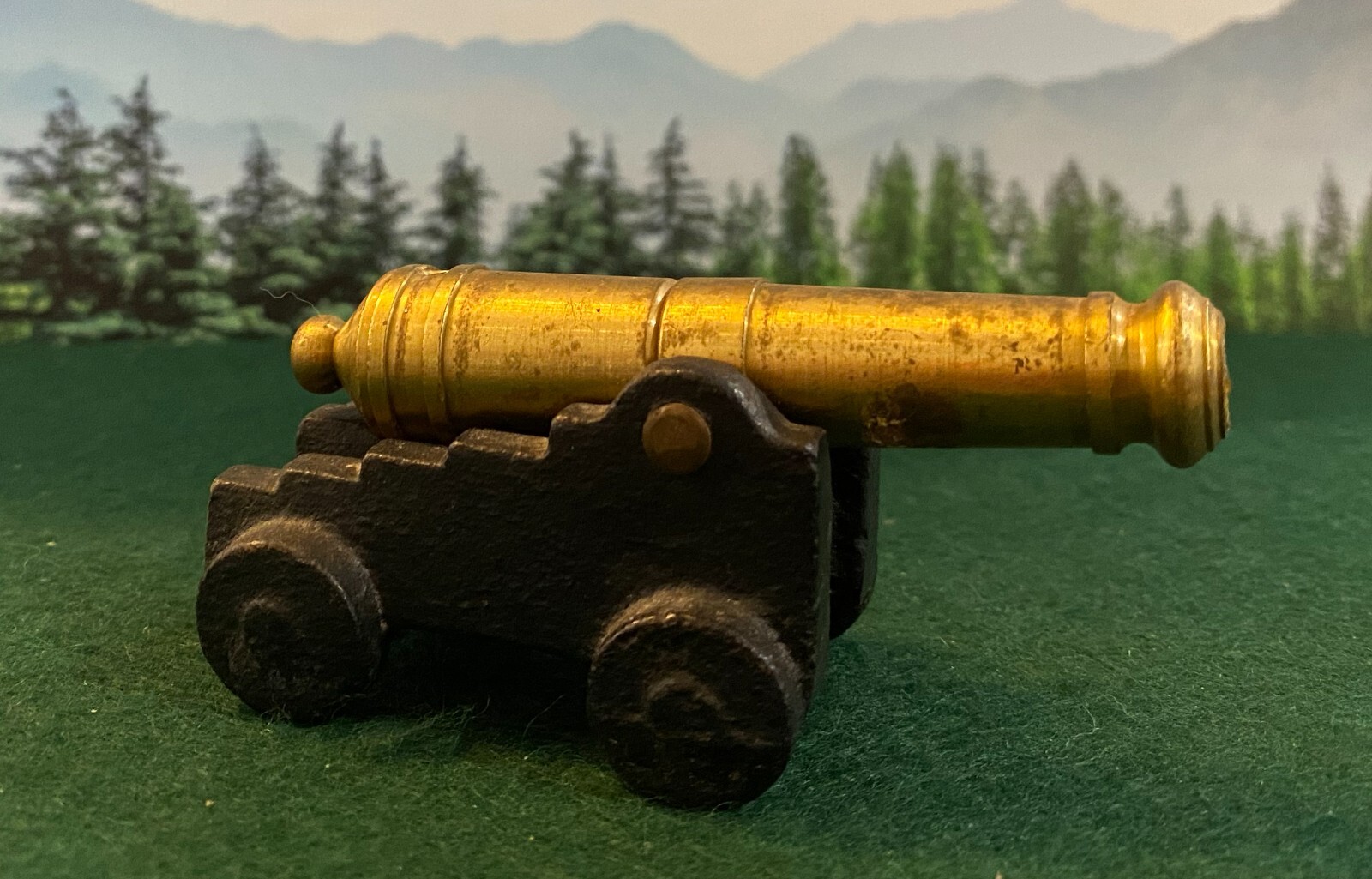 CASTILLO SAN CRISTOBAL - ARTILLERY CANNON / GUN - MODEL (BRASS) VERY ...