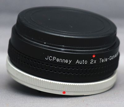 CANON FD JCPenney FILM CAMERA Auto TELE CONVERTER 2X for CAF LENS | eBay