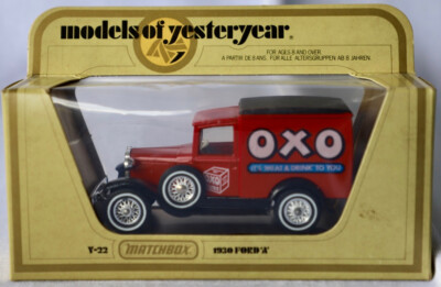 Matchbox Models of Yesteryear Y22 1930 Ford model A Van Oxo Box 1978 | eBay
