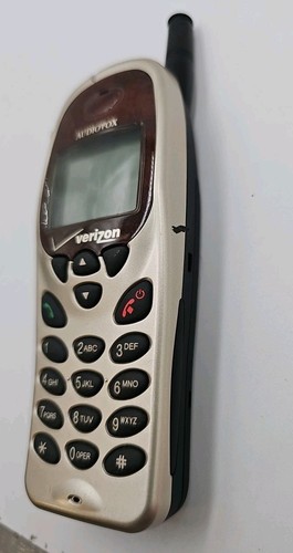Verizon Audiovox CDM-130 Candy Bar Phone Gold Brown Wood Grain ...