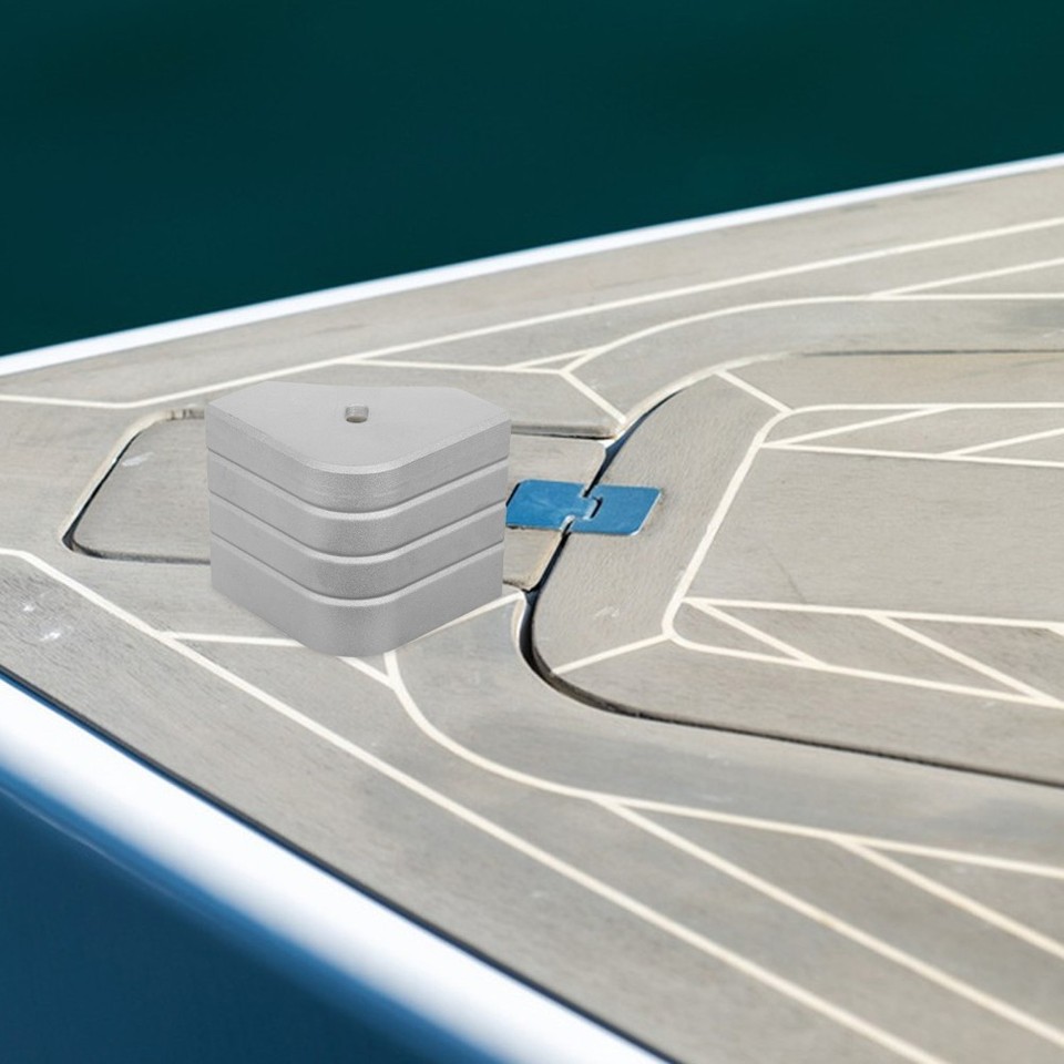 Boat End Cap Deck Corner Protector Anti-slip Aluminum Pontoon Cover ...