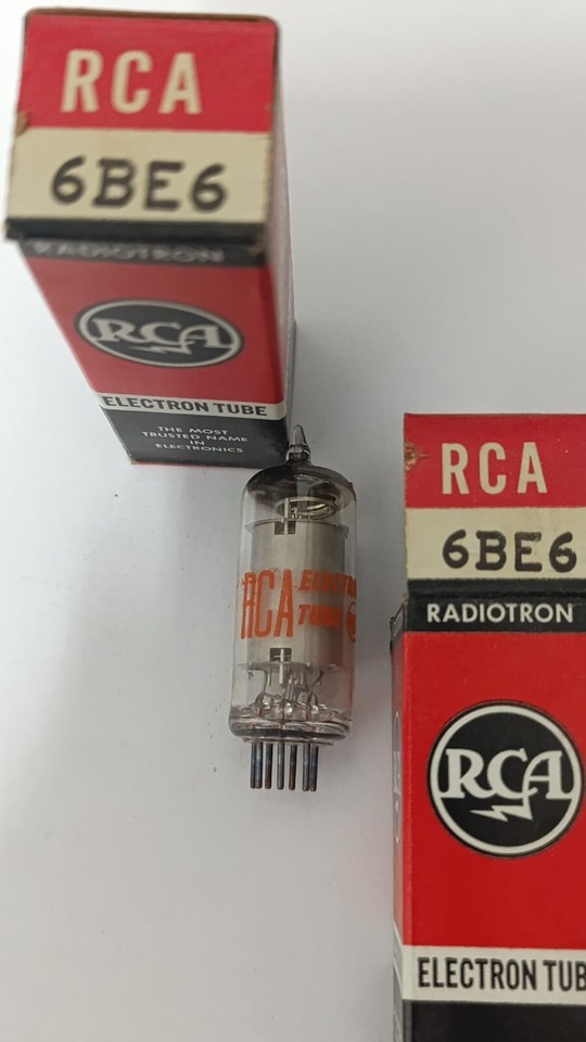 Pair of RCA 6BE6 vacuum tube NOS NIB | eBay