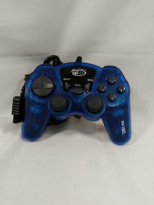 Mad Catz 8016 Dual Force Controller PlayStation 2 PS2 Clear Blue | eBay