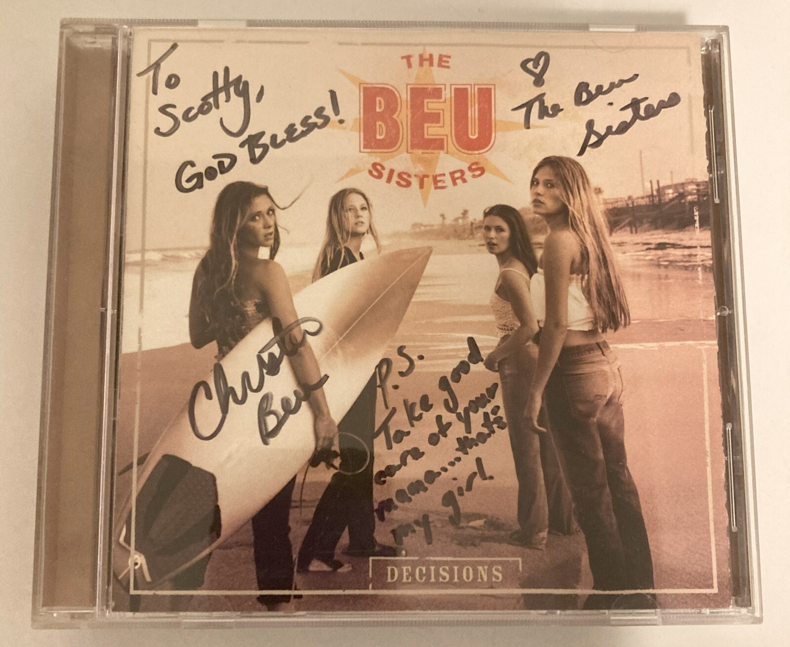 Decisions - Audio CD By Beu Sisters - ----AUTOGRAPHED!! 724381330524 | eBay