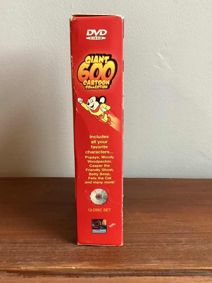 Giant 600 Cartoon Collection (DVD, 2008, 12-Disc Set) 826831070483| eBay